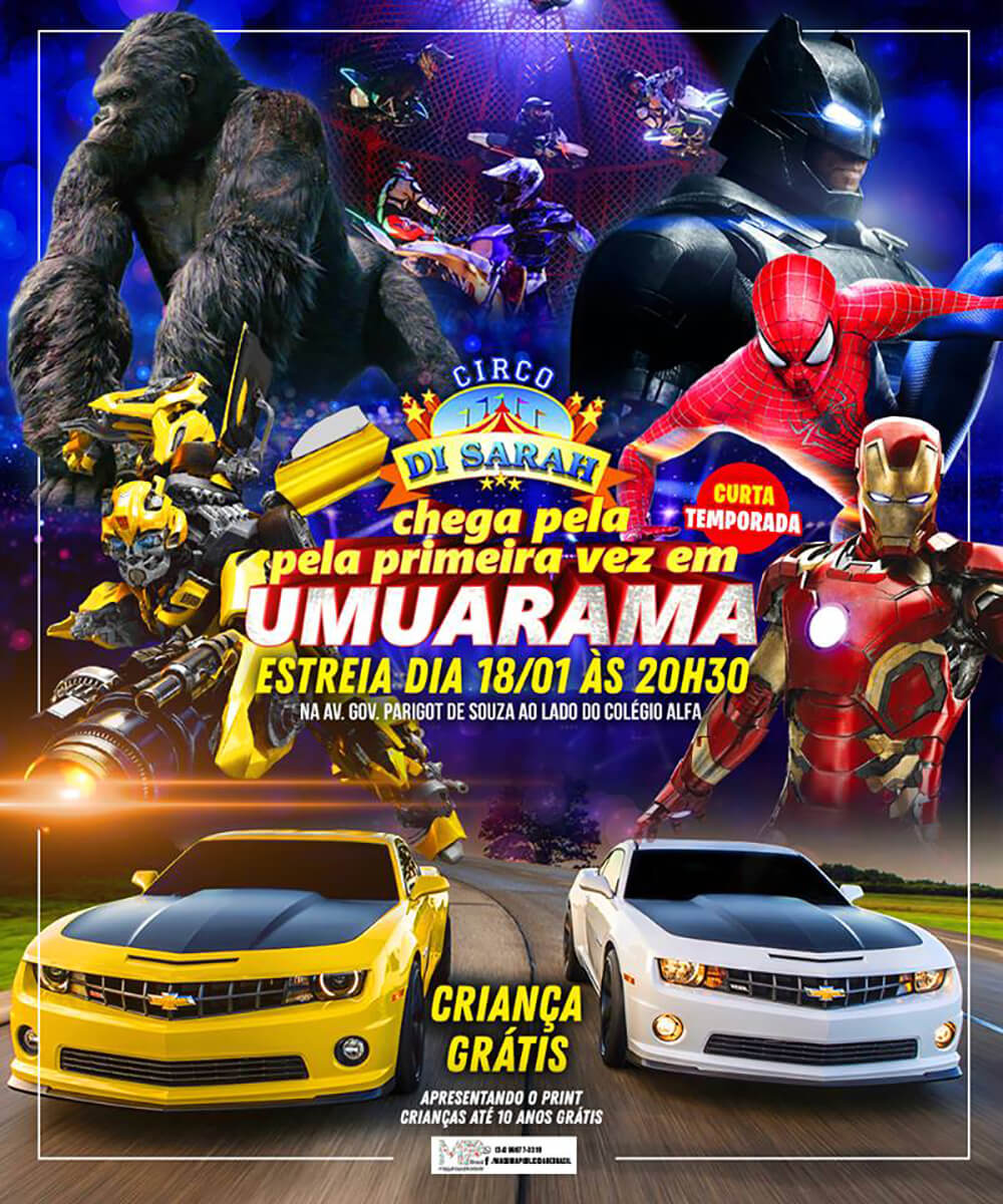 Coluna Italo | Umuarama recebe o Circo Di Sarah Coluna Italo | Umuarama recebe o Circo Di Sarah